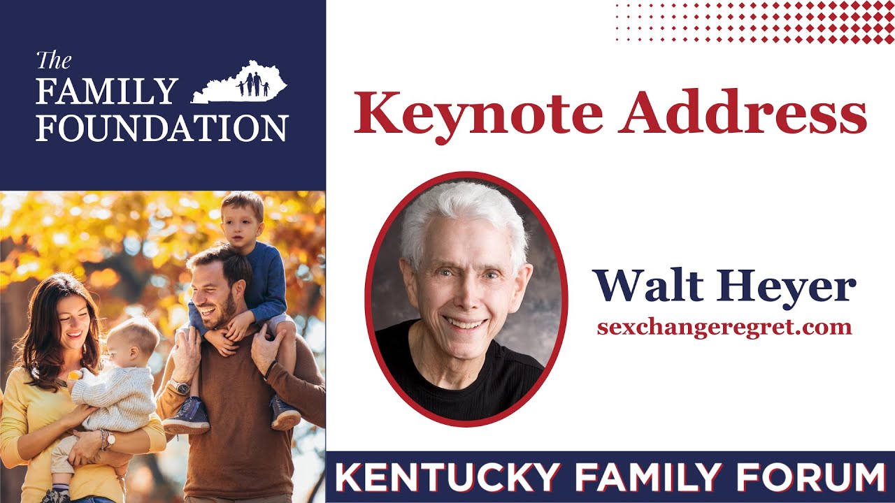 Walt Heyer at KY Family Forum: Redemption of a Life Broken by ...
