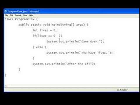 Java Video Tutorial 4: If Statements - YouTube