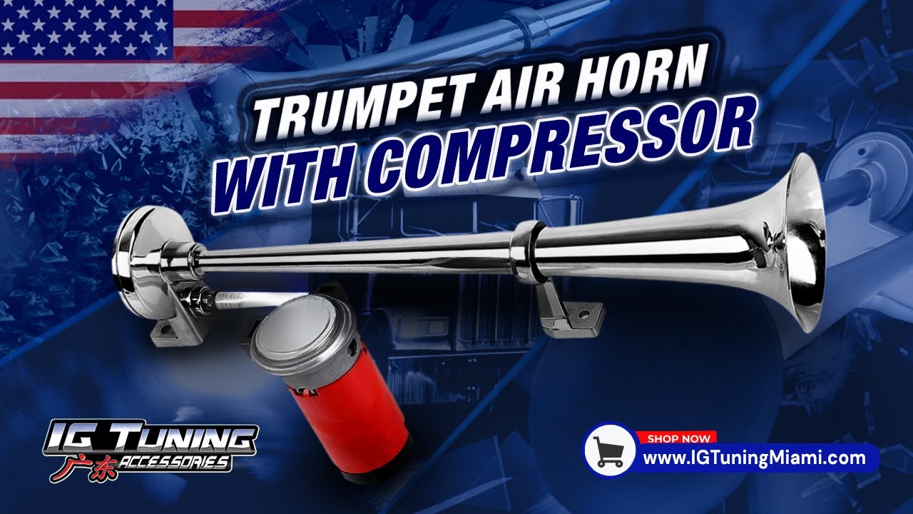 Train Horn How To Installation - 150 decibels - YouTube