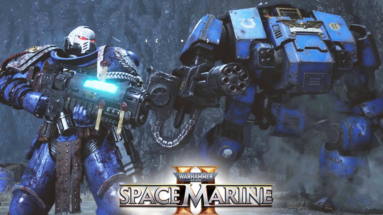 ULTRAMARINES SQUAD: 3 Space Marines & DREADNOUGHT vs Chaos! - Warhammer ...
