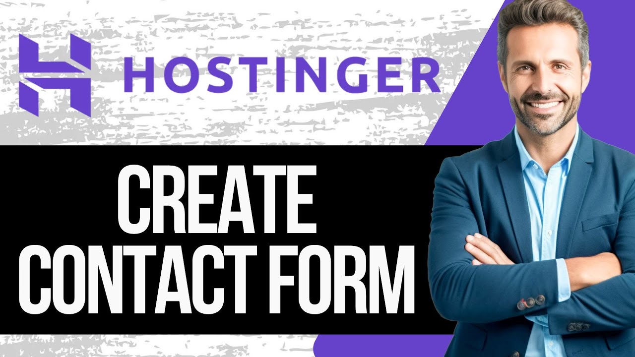 How to Create a Contact Form in Hostinger Website Builder - YouTube