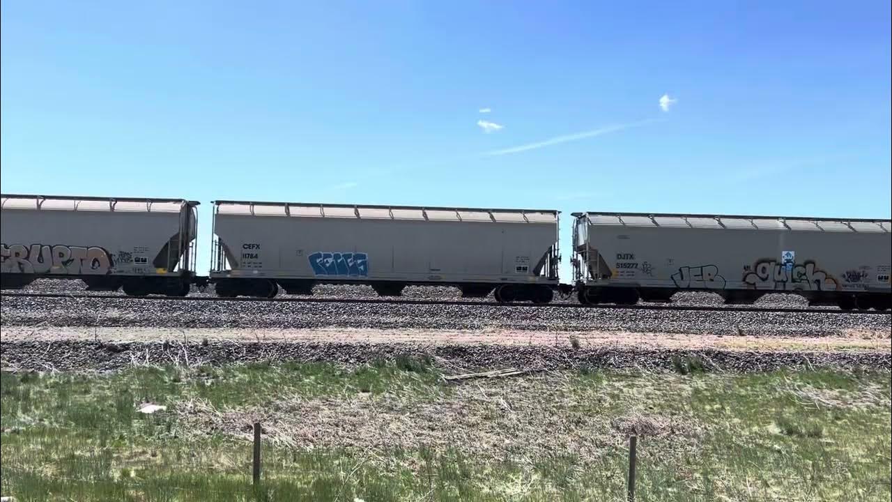UP #5504 Lead’s The WB Freight Train Through Cheyanne, WY 5/16/2025. - YouTube