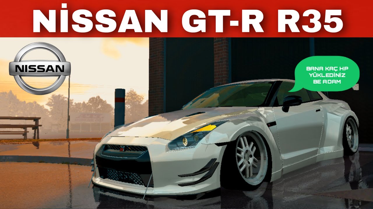 LFS - NİSSAN GT-R R35 LİBERTY WALK MODU - YouTube