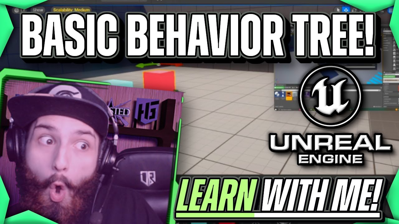 💧 Learn With Me!💧Learning Basic A.I Behavior Trees!! 💧Unreal Engine 5.1 ...
