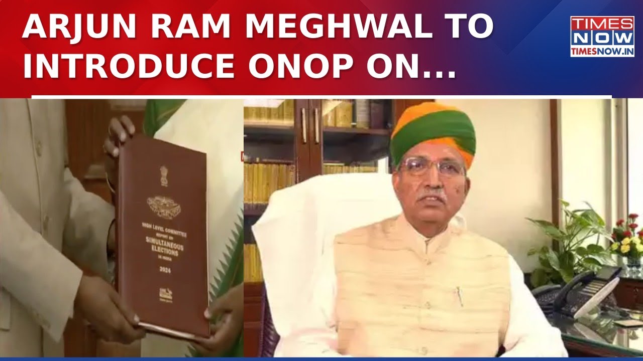 Parliament Winter Session 2024: Cabinet Approves ONOP, Arjun Ram Meghwal To Introduce Bill On ...