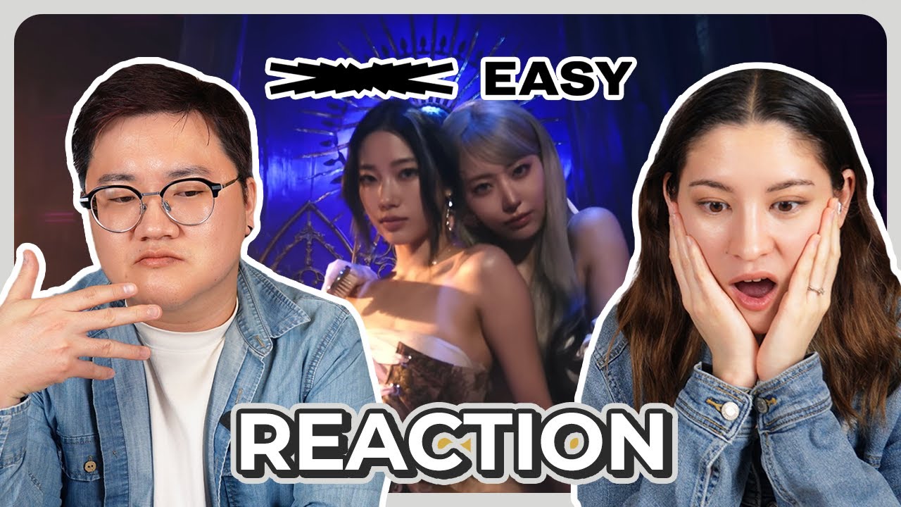 Trilingual 🇺🇸🇰🇷🇯🇵 FEARNOT Couple Reacts to LE SSERAFIM 'EASY’ MV - YouTube