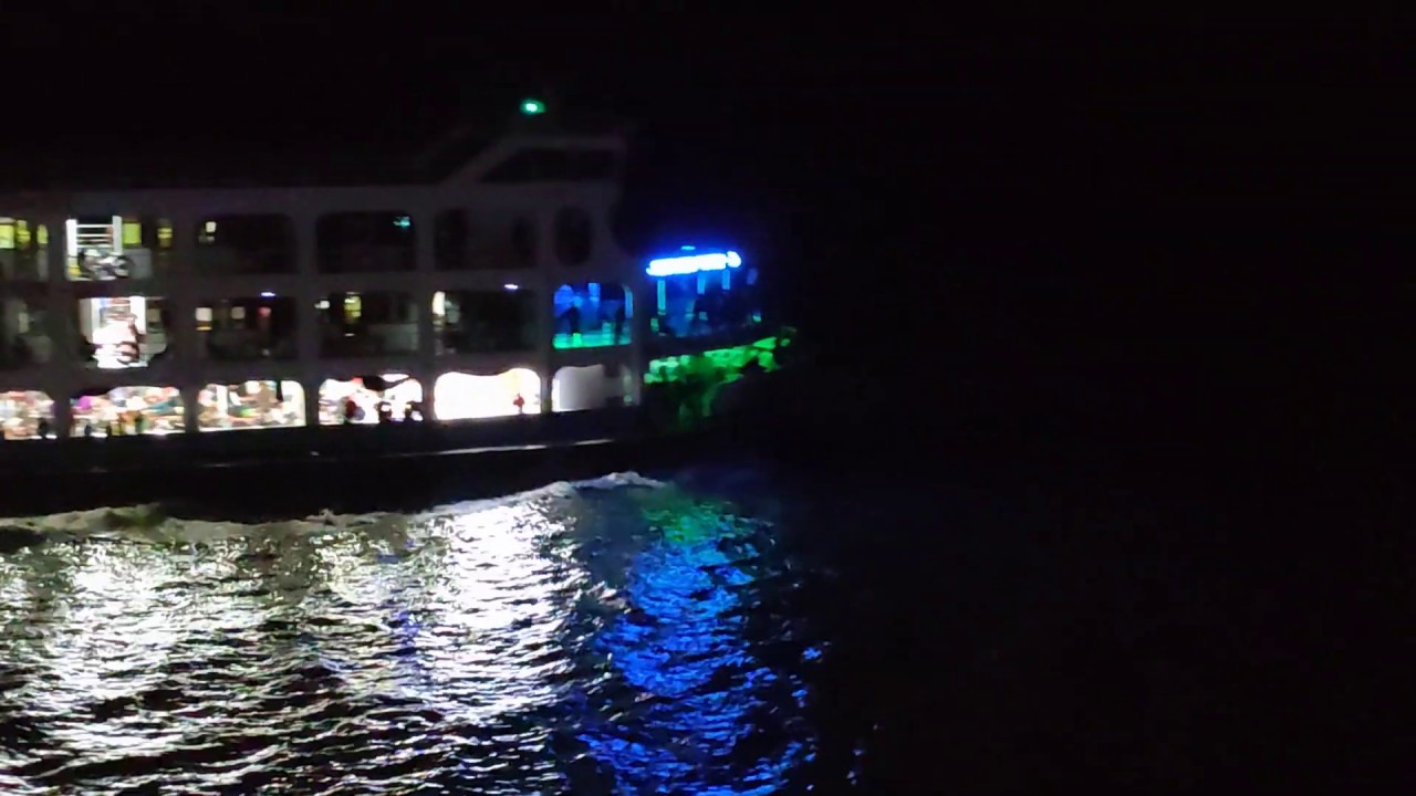 Dhaka to barisal launch.# night view of a beautiful launch. - YouTube