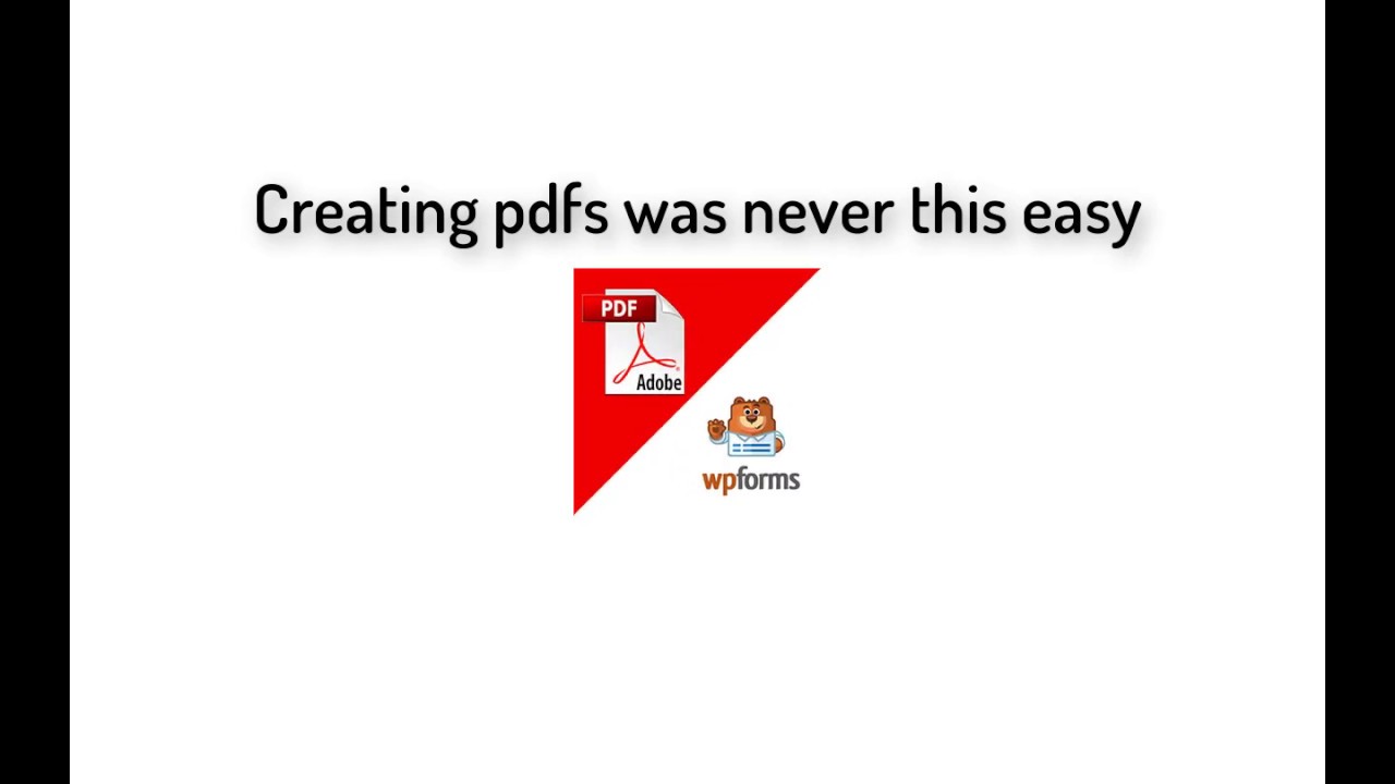 PDF Builder for WPForms - YouTube