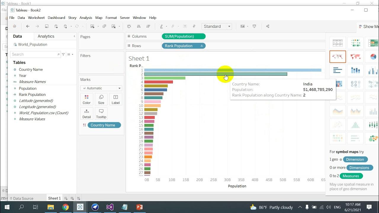 How to Create Animated Chart in Tableau - YouTube