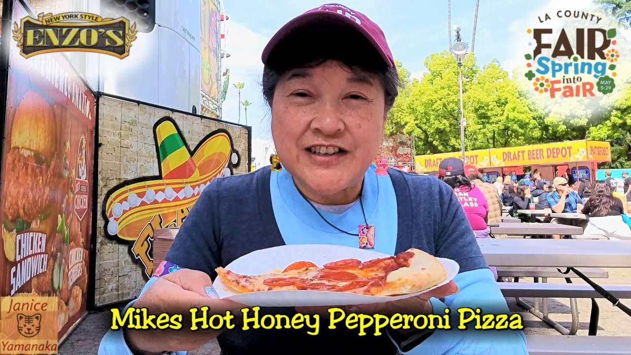 2023 Los Angeles County Fair: Mike's Hot Honey Pepperoni Pizza at Enzo ...