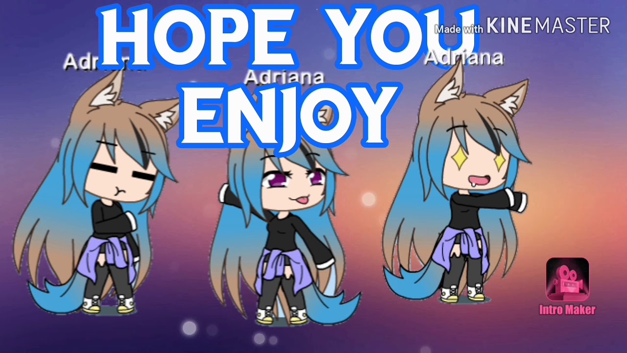 My front facing gacha character - YouTube