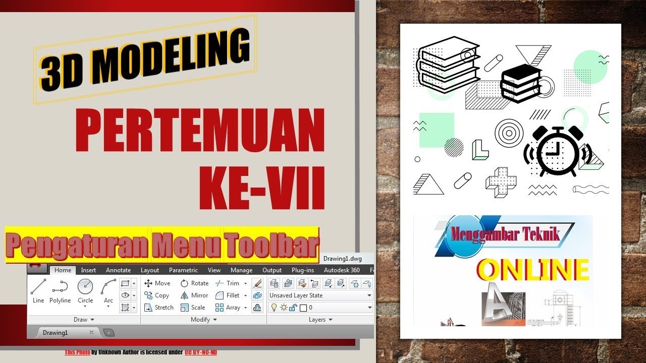 Pengaturan Menu Toolbar 3D Autocad 2014 - YouTube