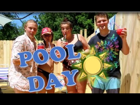 SUNNY DAY POOL VLOG - YouTube