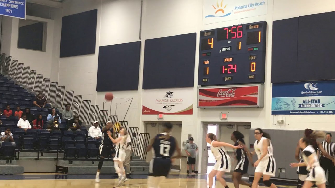 Jamesha King hits a short shot in the lane. - YouTube