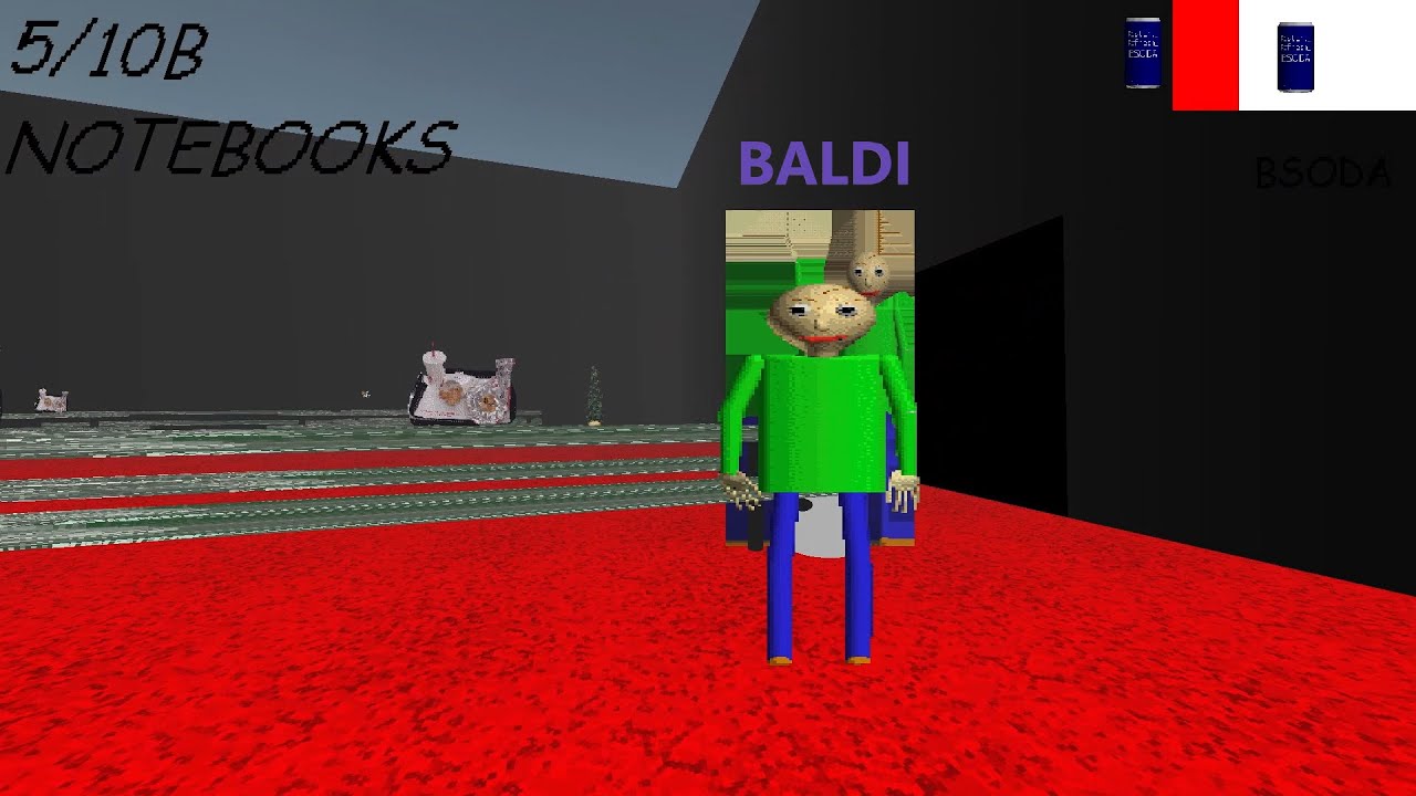 BALDI - A very chaotic baldi's basics mod - YouTube