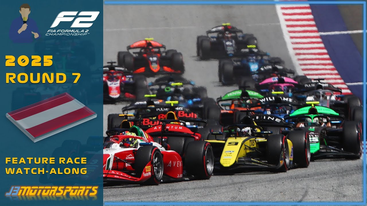 🔴 F2 | 2025 | Round 7 | #AustrianGP | JBMotorsports | Feature Race ...