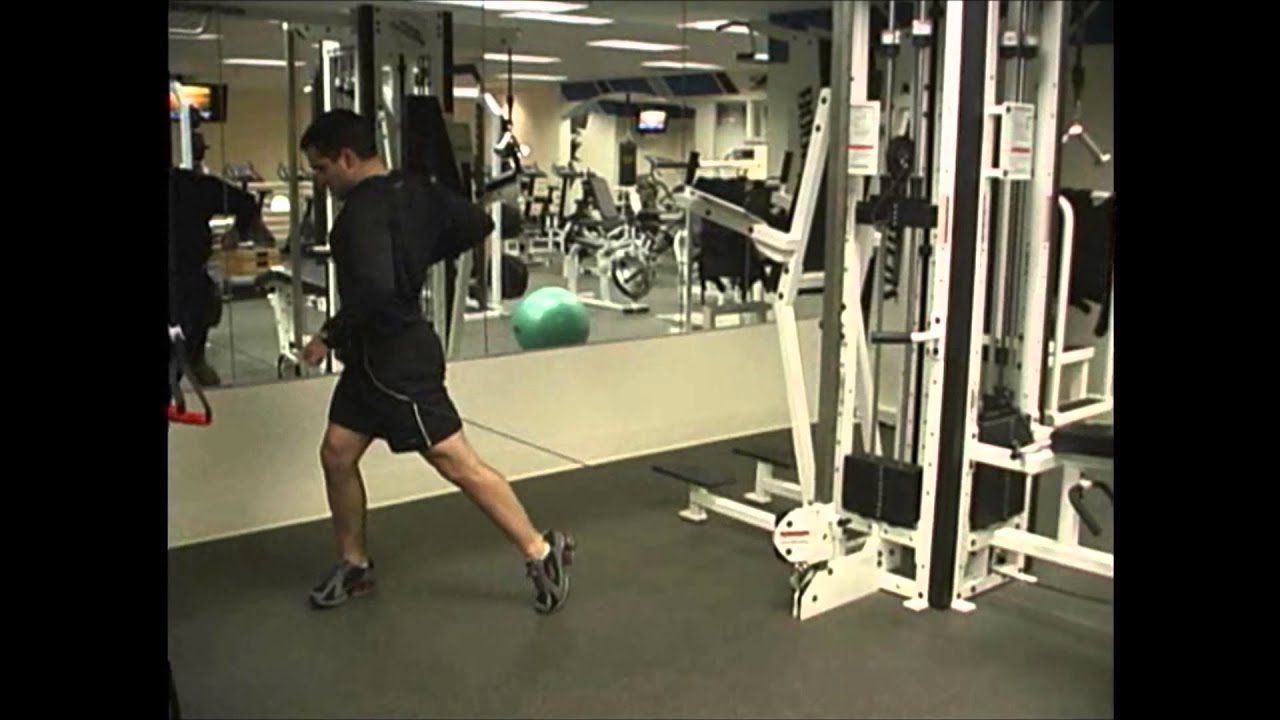 1 arm rotational cable row - YouTube