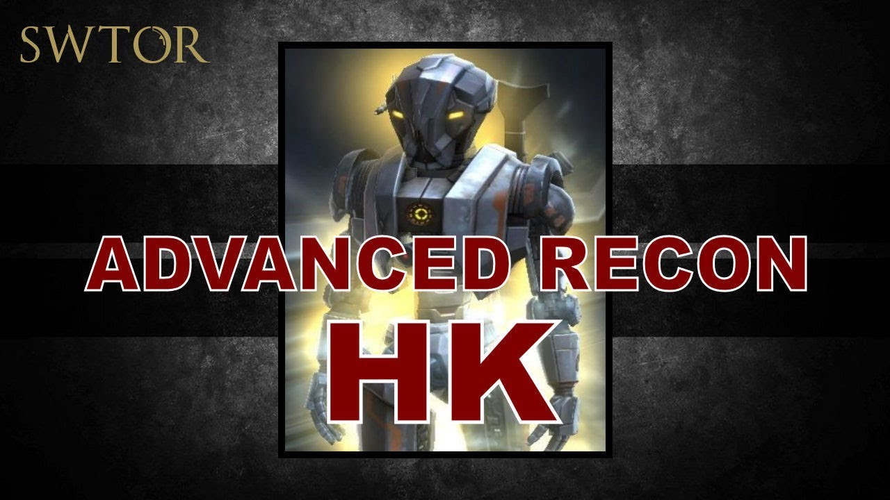 SWTOR - Advanced Recon HK / Companion Customization - YouTube