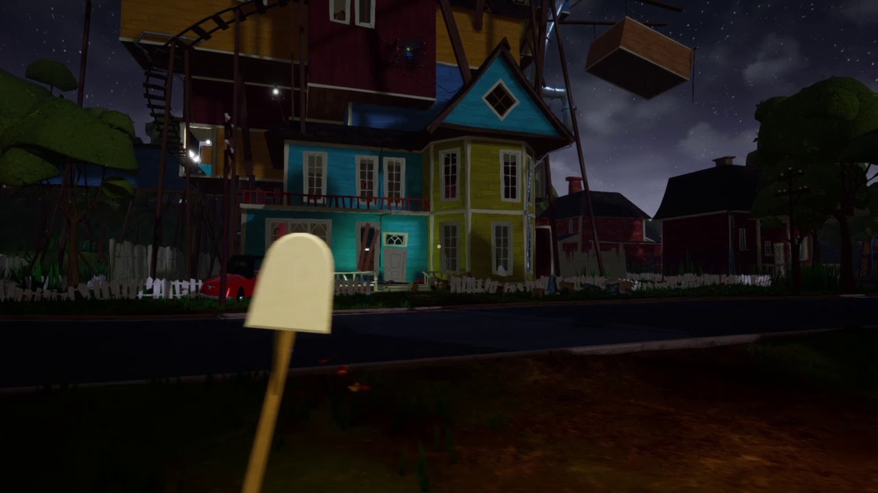 Hello Neighbor getting 'round the gate glitch. - YouTube