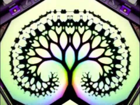 Video feedback fractal tree 2 (no post-processing) - YouTube