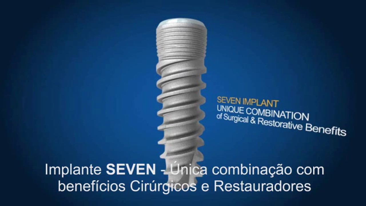 Implante MIS® SEVEN - conexão hexágono interno - YouTube