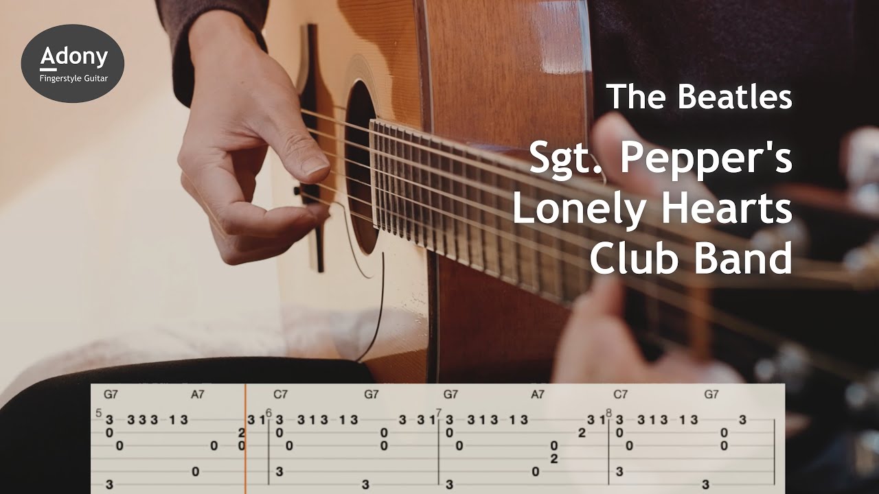 Sgt. Pepper's Lonely Hearts Club Band - The Beatles [Free TAB ...