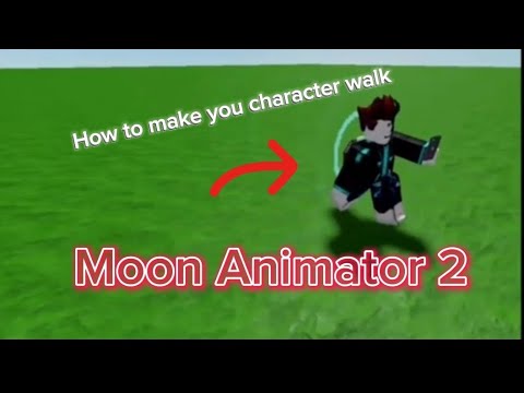 How to make your character walk - Moon Animator 2 - YouTube