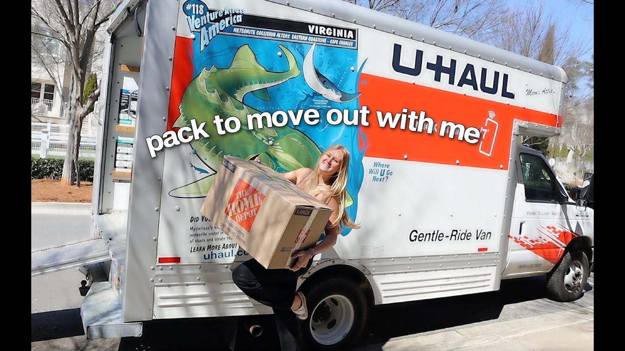 moving out VLOG ... PACK MY ROOM WITH ME - YouTube