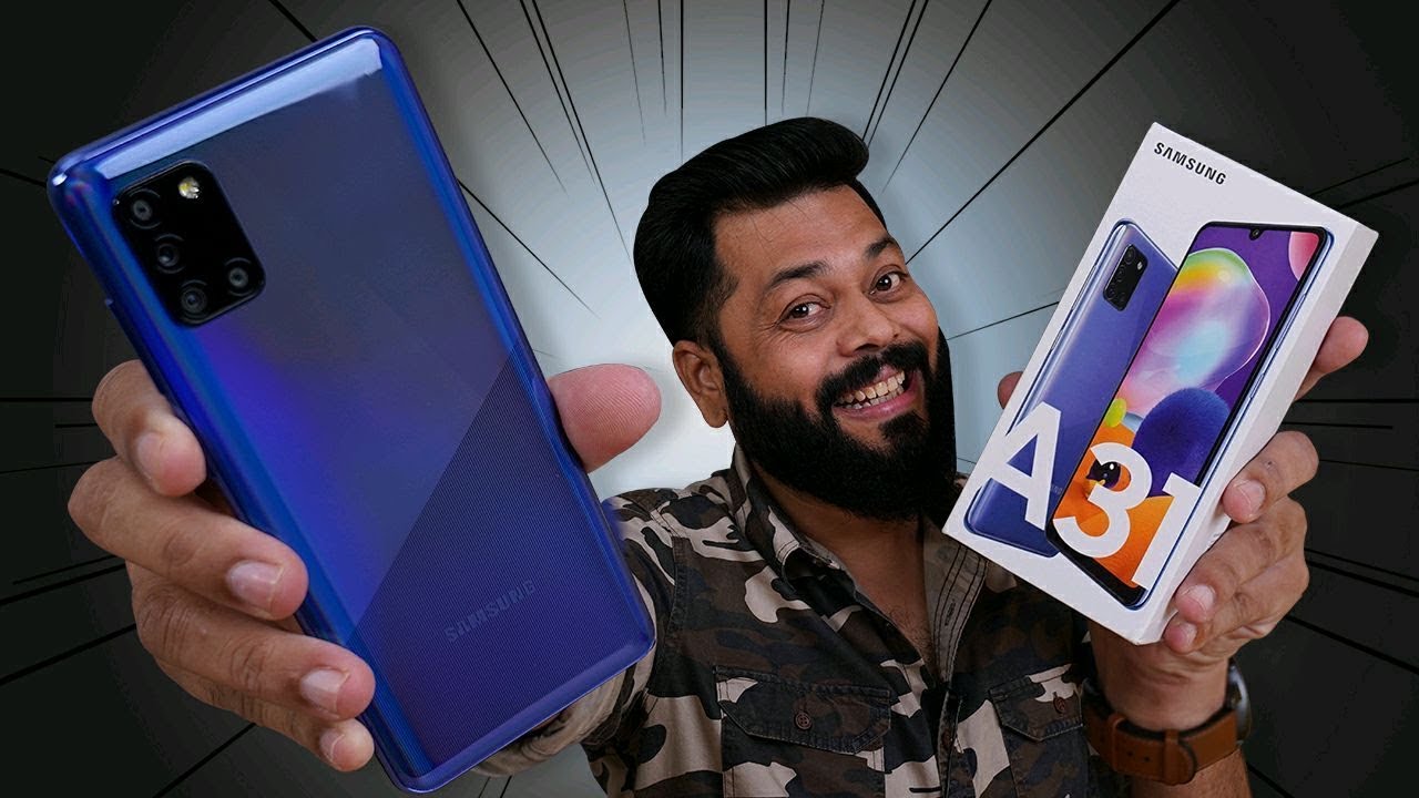 Samsung Galaxy A31 Unboxing & First Impressions ⚡⚡⚡5000mAh Battery ...