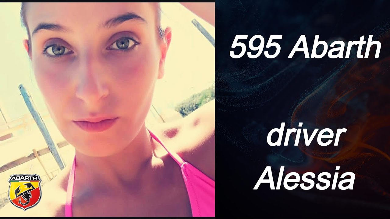 595 Abarth driver Alessia - YouTube