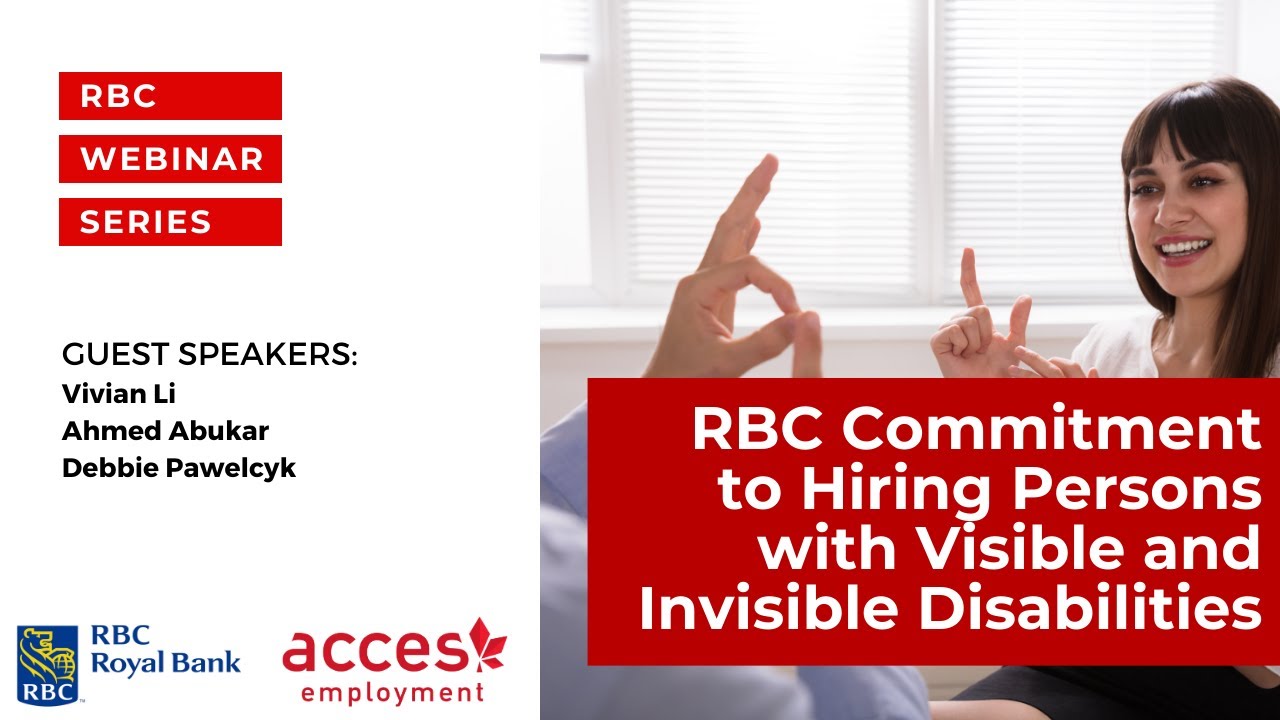 RBC Royal Bank Webinar | RBC Commitment to Hiring Persons with Visible ...