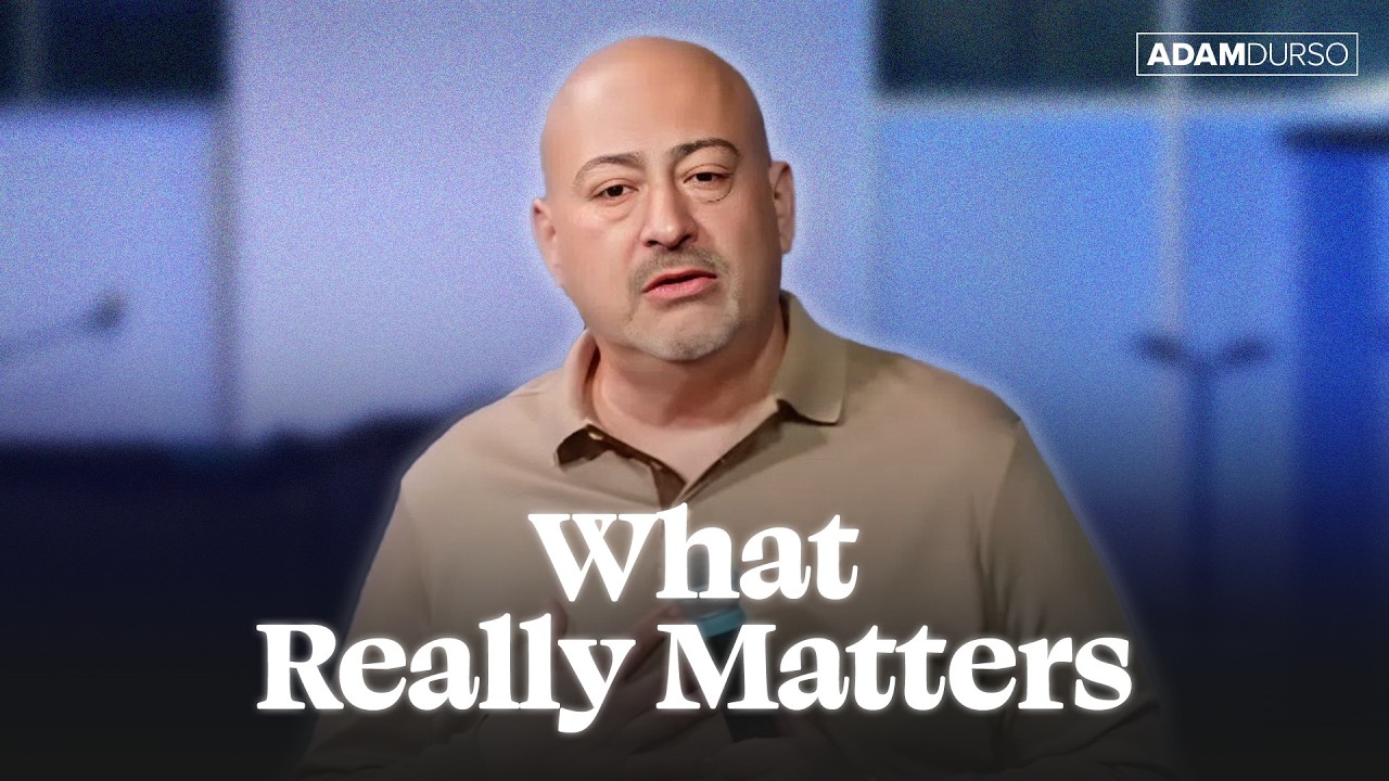 What Really Matters | Adam Durso Sermon | CCATX - YouTube
