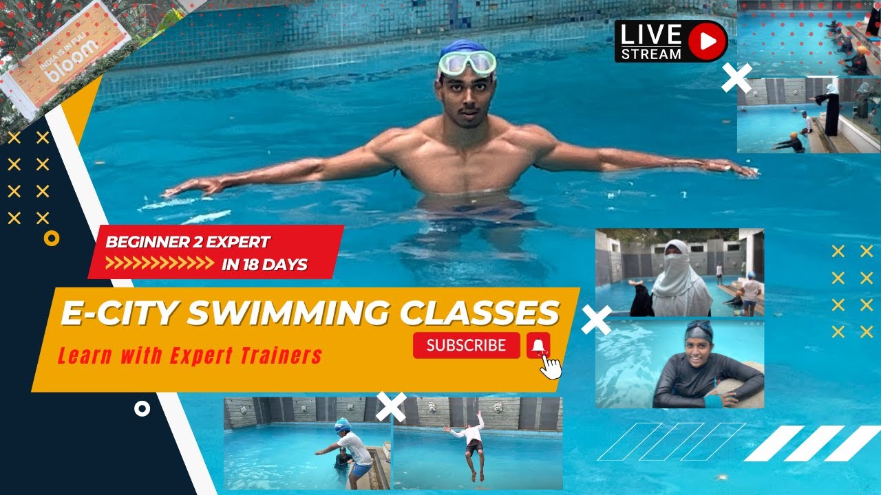 Beginner 2 Expert in 18 Days | E-City Swimming Classes | Expert ...
