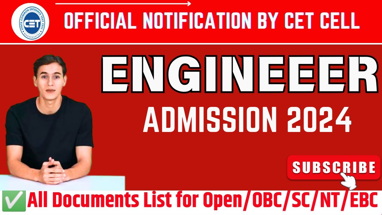 ENGINEERING ADMISSION CAP PROCESS 2024-25 DATES | MAHARASHTRA | MHT-CET ...