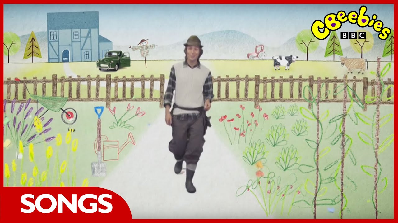 CBeebies: Mr Bloom's Nursery - Here and There Theme Song - YouTube