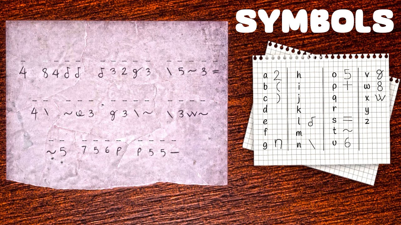 THIS BED WE MADE HOW TO BREAK THE SECRET LETTER CODE SYMBOLS - YouTube