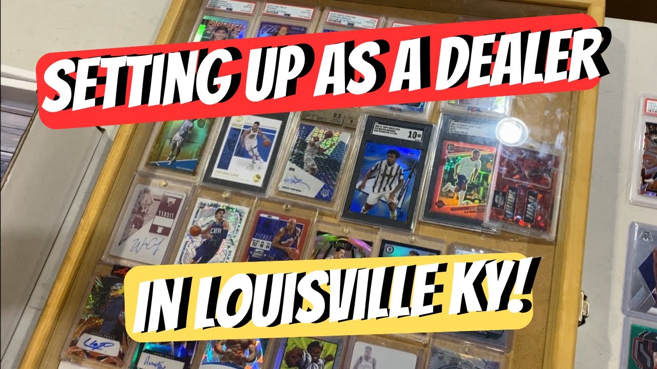 SETTING UP AS A DEALER AT A LOCAL CARD SHOW BEFORE THE NATIONAL! - YouTube