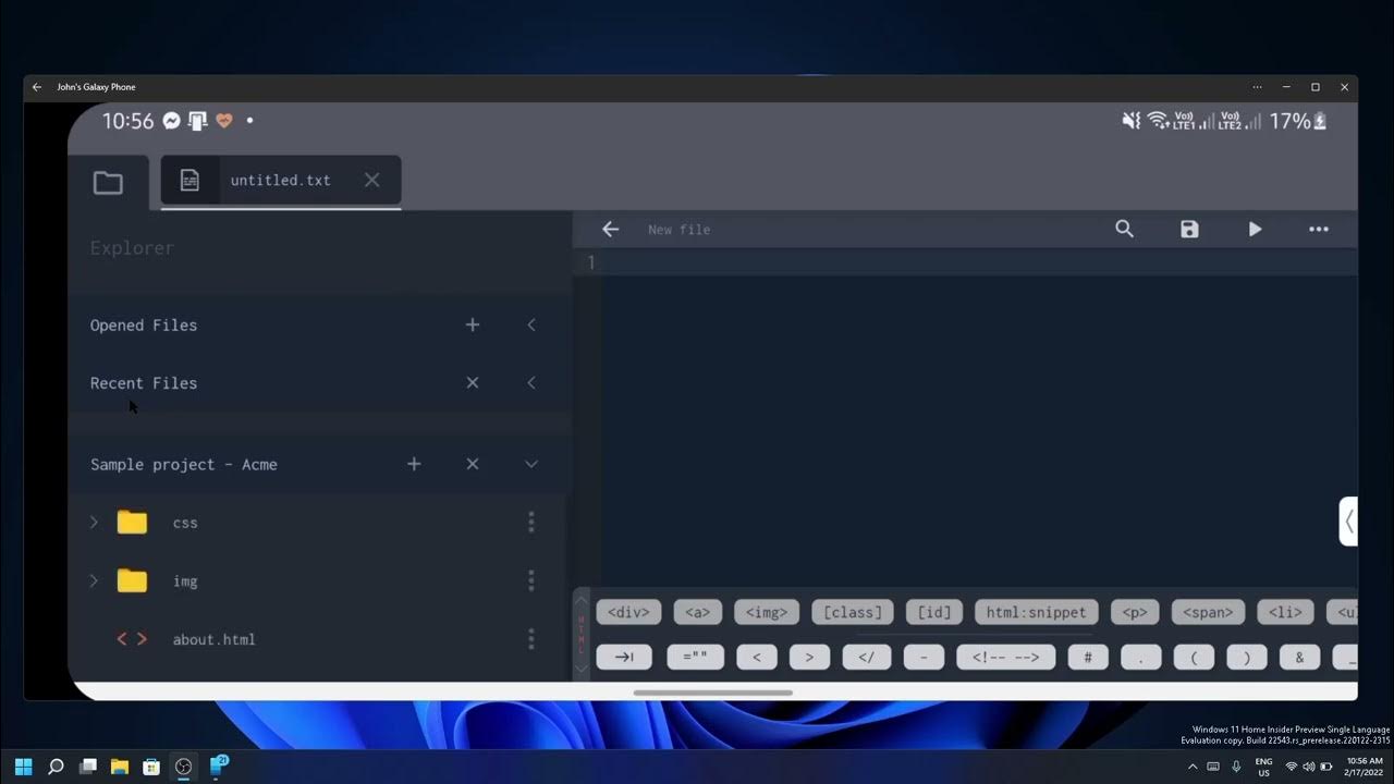 Workspace in Treb Edit App for Android - YouTube