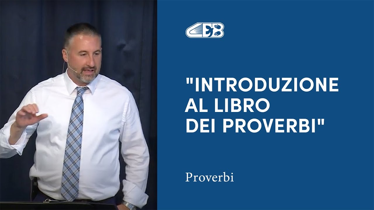 Introduzione al libro dei Proverbi (Parte 1) - Daniel Ransom - YouTube