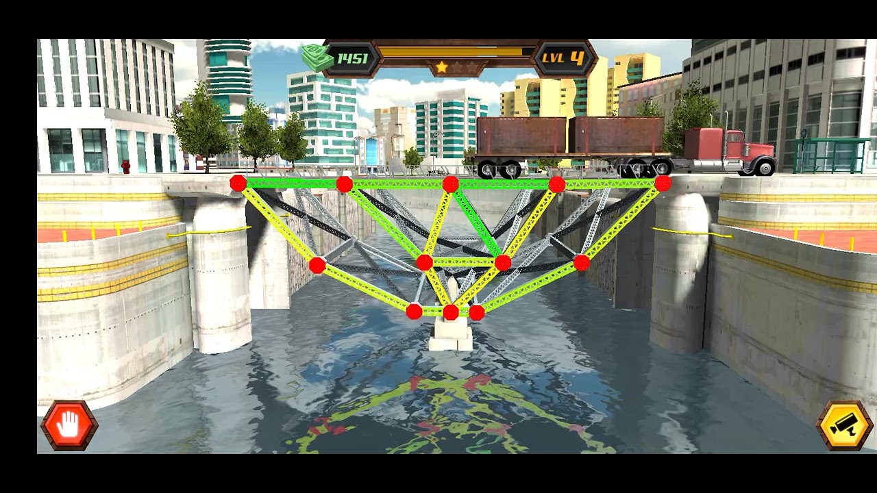 bridge construction simulator game 1 2 3 4 5 label - YouTube