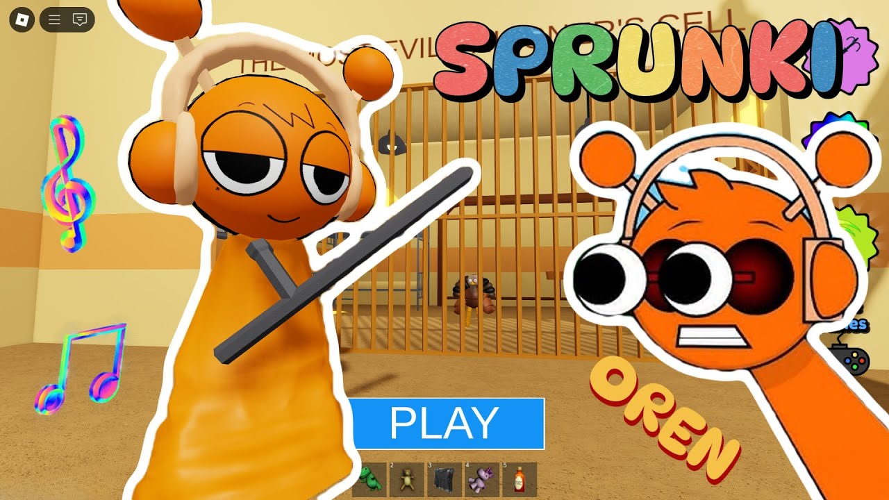 ESCAPE FROM OREN SPRUNKI PRISON - SPLANKI'S PRISON RUN - SPRUNKI ...