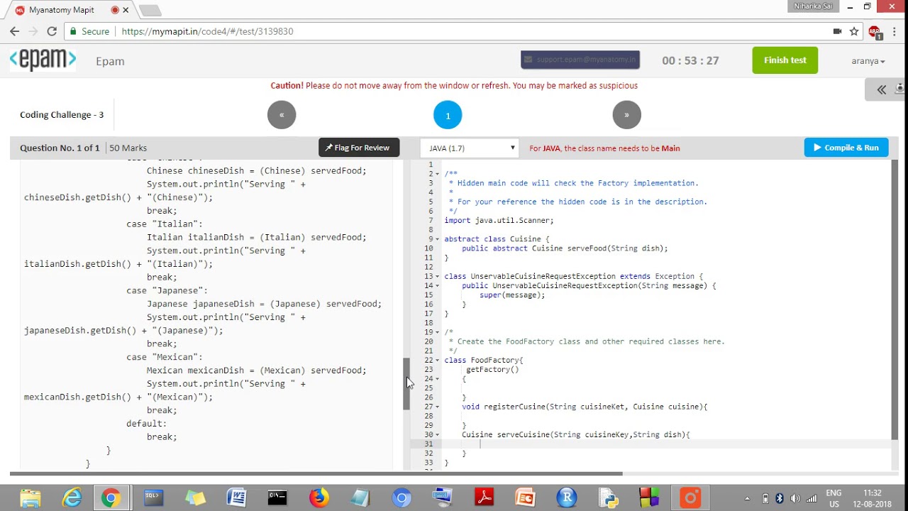 EPAM coding test - YouTube epam-coding-test-youtube