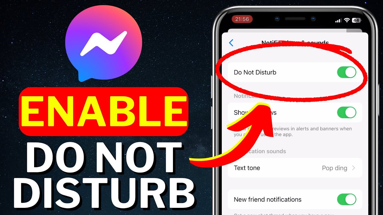 How To Enable Do Not Disturb Mode On Facebook Messenger 2024 - YouTube