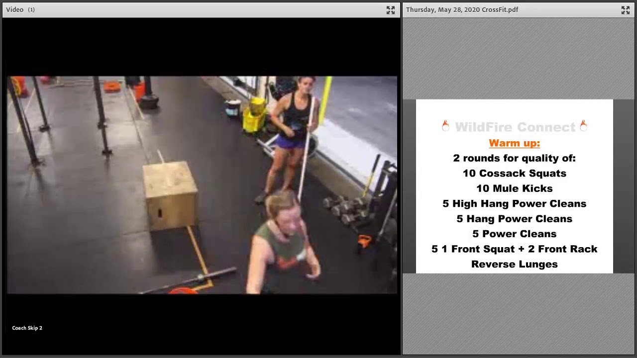Thursday, May 28th WildFire CrossFit Worktout - YouTube