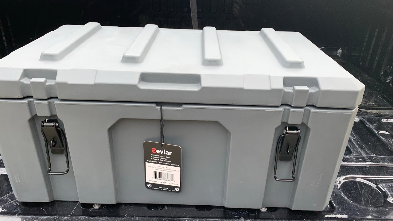 Eylar 50liter Overland box, dry box, or gear box - YouTube