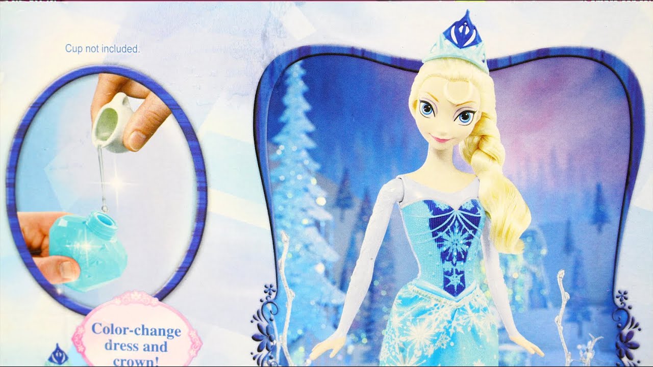 Royal Color Change Elsa Doll / Elza - Kolorowa Przemiana - Disney ...