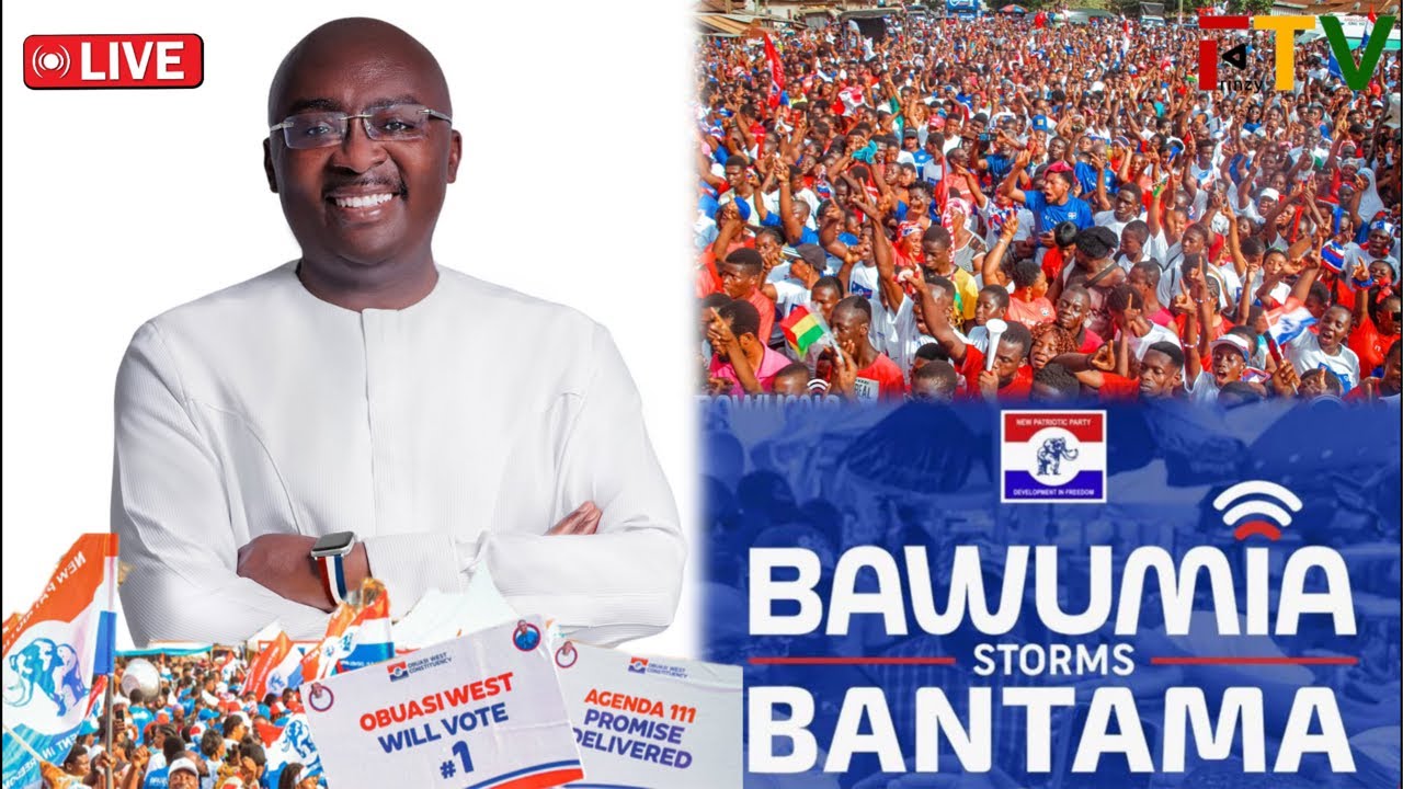 🛑LIVE: Dr Bawumiah Storms Bantama for final Campaign Rally in the ...