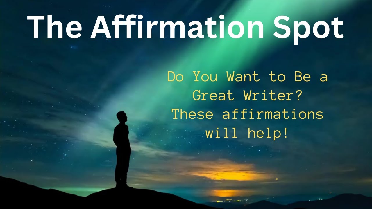 Great Writer Successful Writer Affirmations - YouTube
