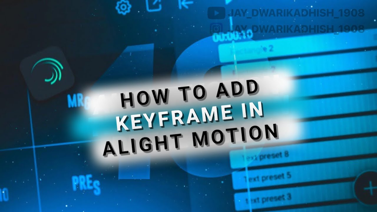 alight Motion video editing tips | keyframe how to work in alight ...