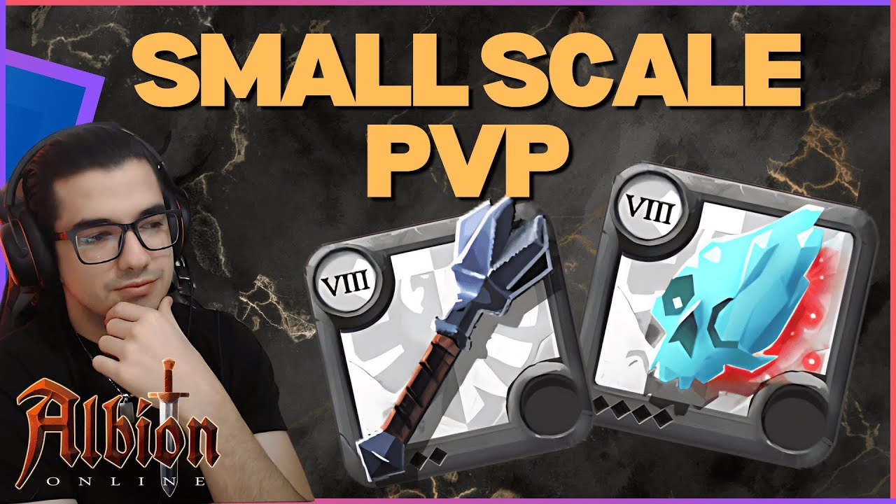 Albion Online Small scale fights, Statics, open-world - YouTube